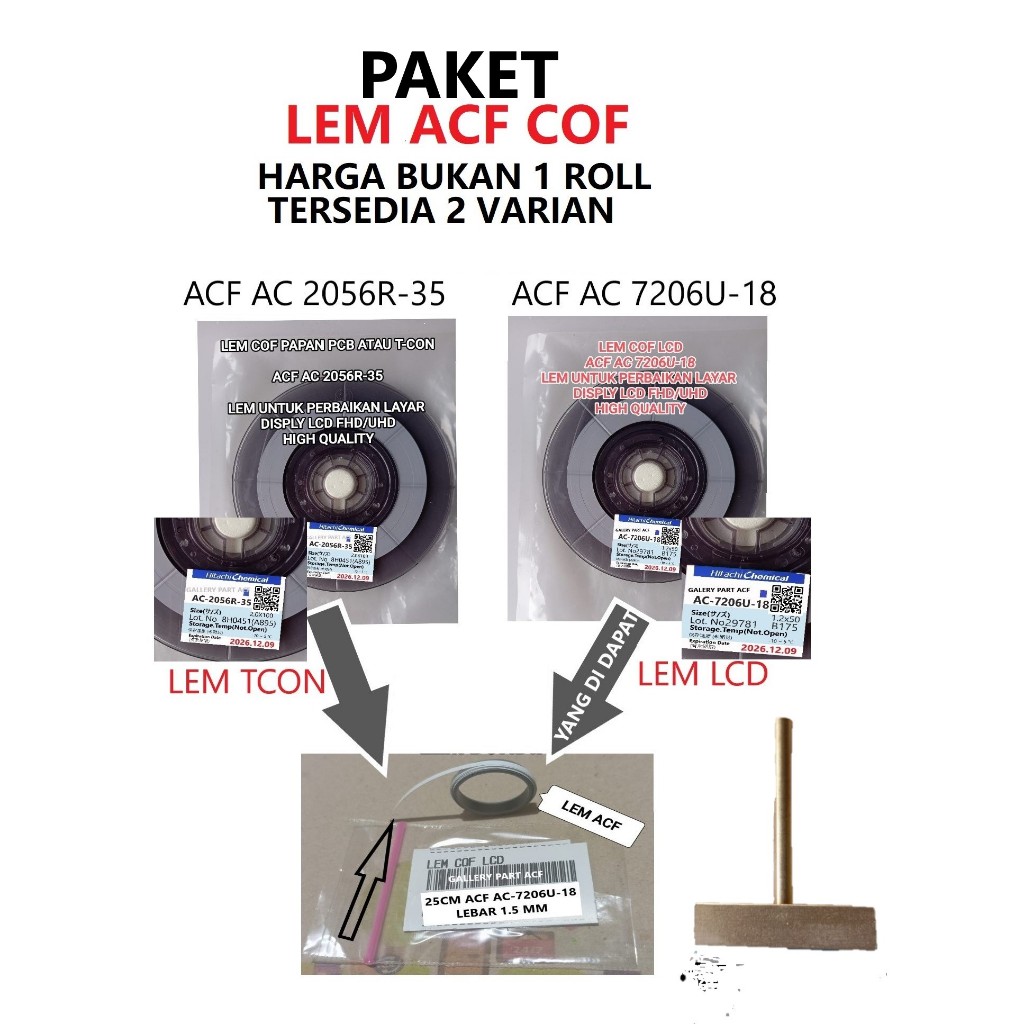 Jual ACF AC 7206U18 AC2056R35 | Mata Solder T Plus Teflon Karet - Alat ...