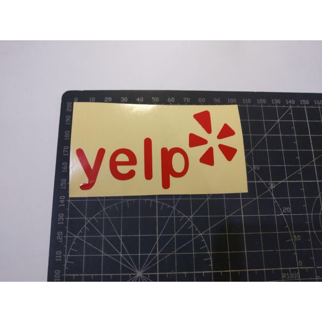 Jual stiker cutting yelp | Shopee Indonesia