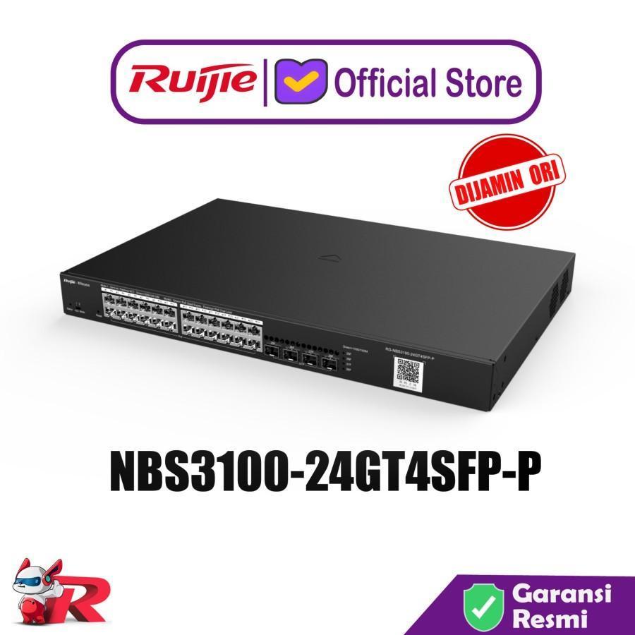 Jual Ruijie | Reyee RG-NBS3100-24GT4SFP-P-V2, 28-Port Gigabit Layer 2 ...