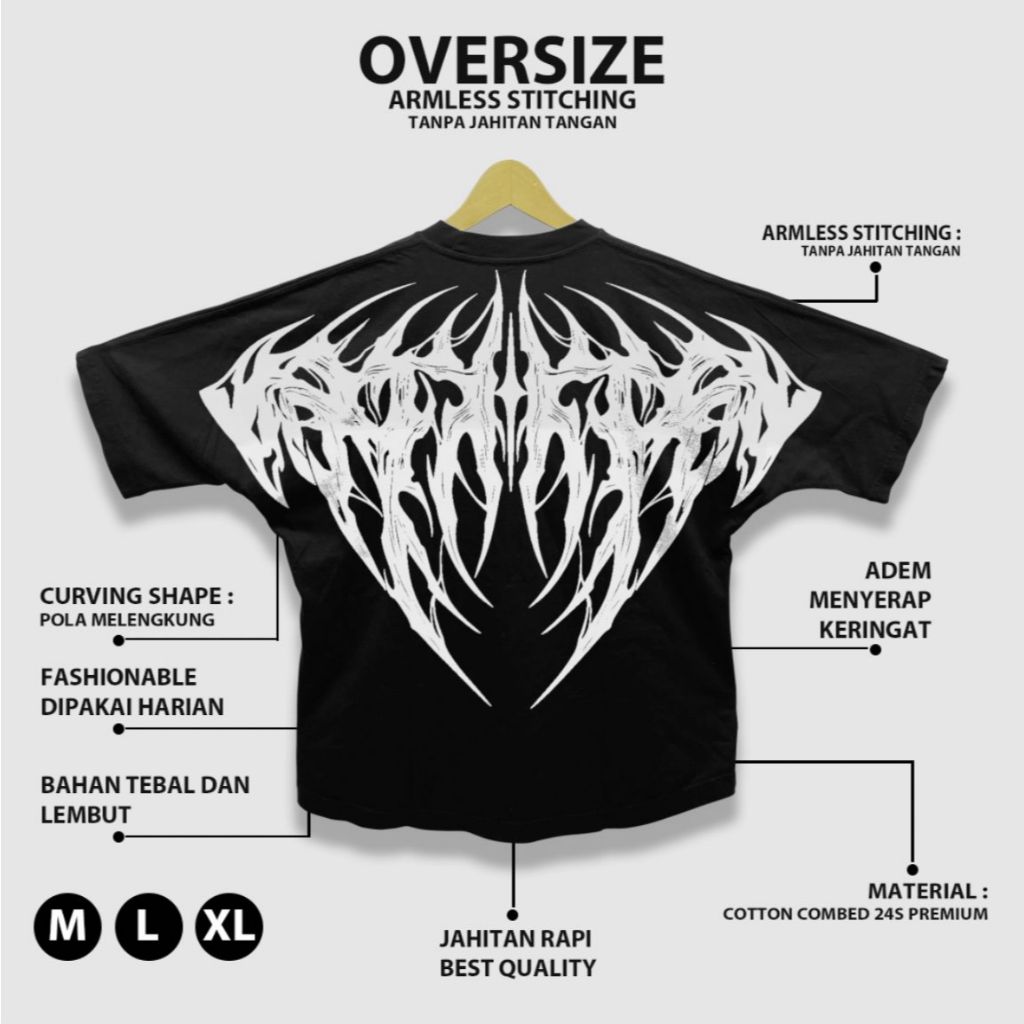 Jual SMR APPAREL- Kaos over size,Tshirt keren, tanpa jahit tangan SMR ...