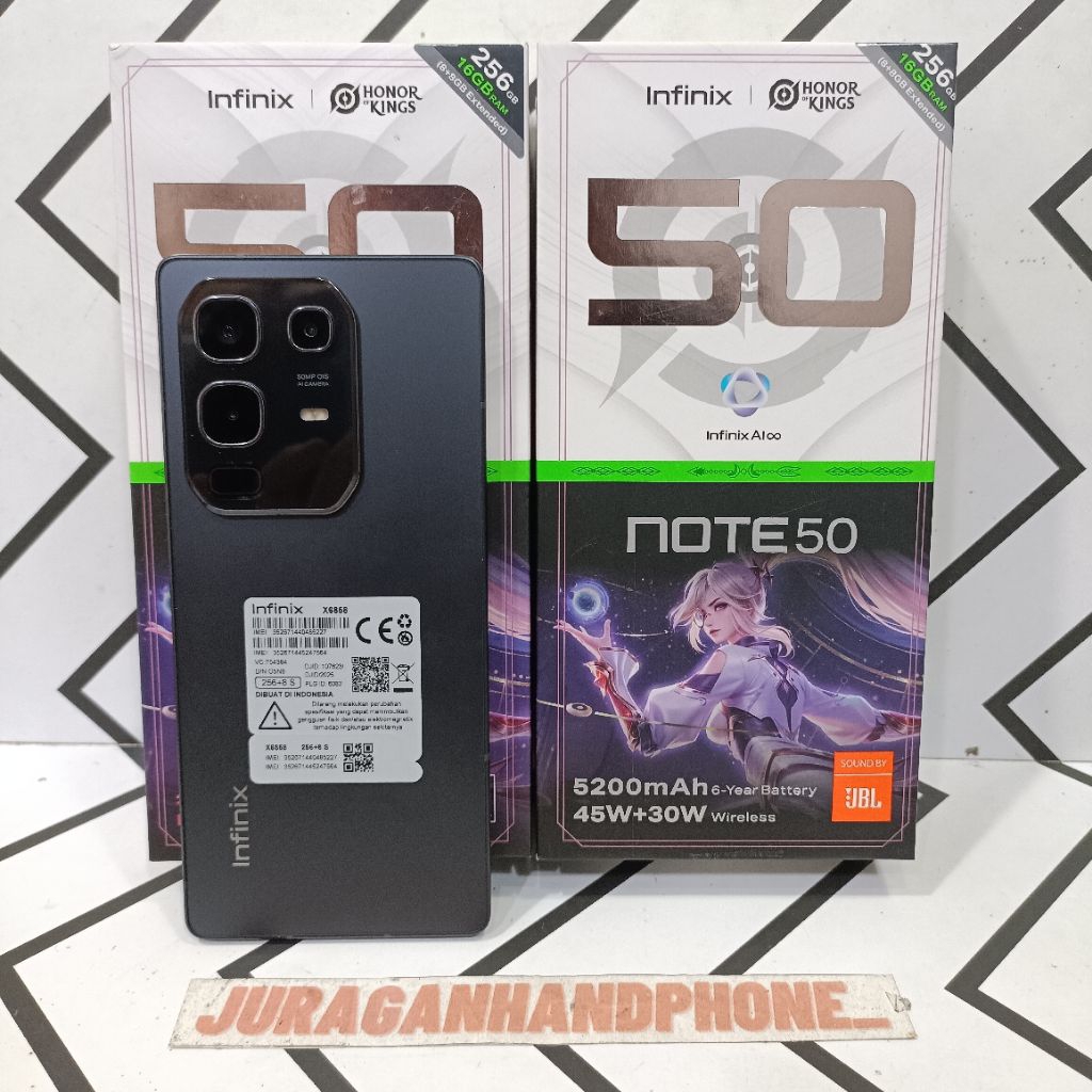 Jual INFINIX NOTE 50 4G 8/256GB HP BEKAS SECOND FULLSET | Shopee Indonesia