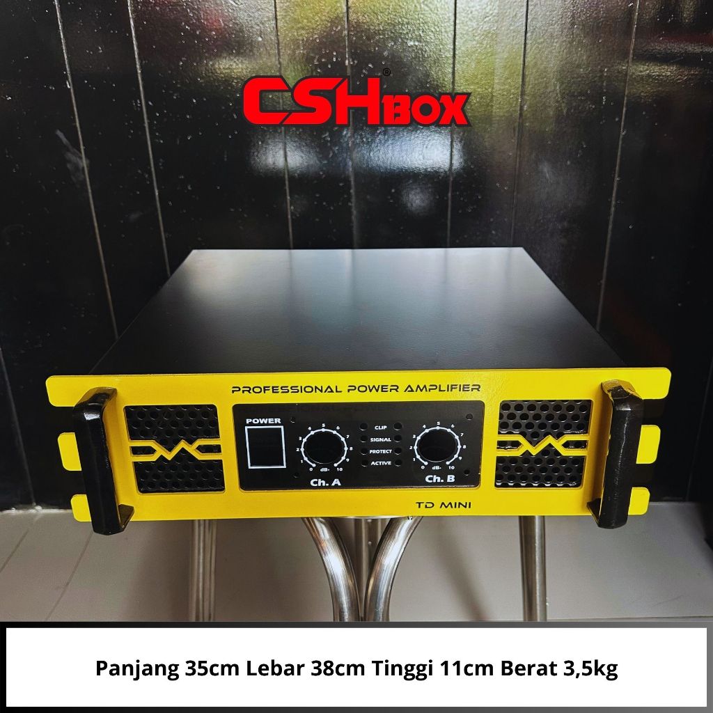 Jual Box Power Amplifier CSH Ukuran 2u 2channel Seri Mini TD, GB, OCL ...