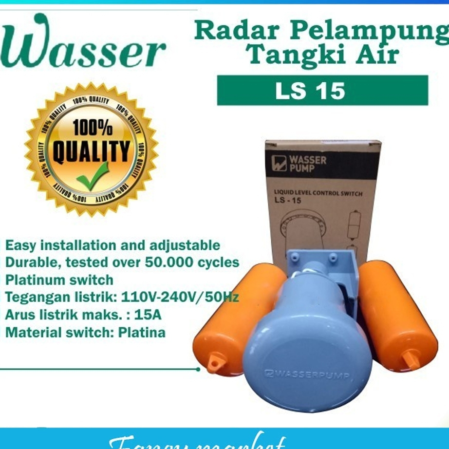 Jual Radar Pelampung Otomatis Wasser LS-15 Liquid Level Control Switch ...