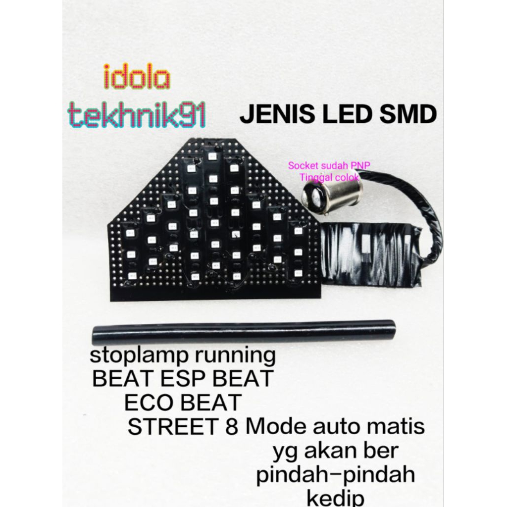 Jual Stoplamp Running Beat ESP Beat ECO Bet astreet & Deluxe 8 Mode ...