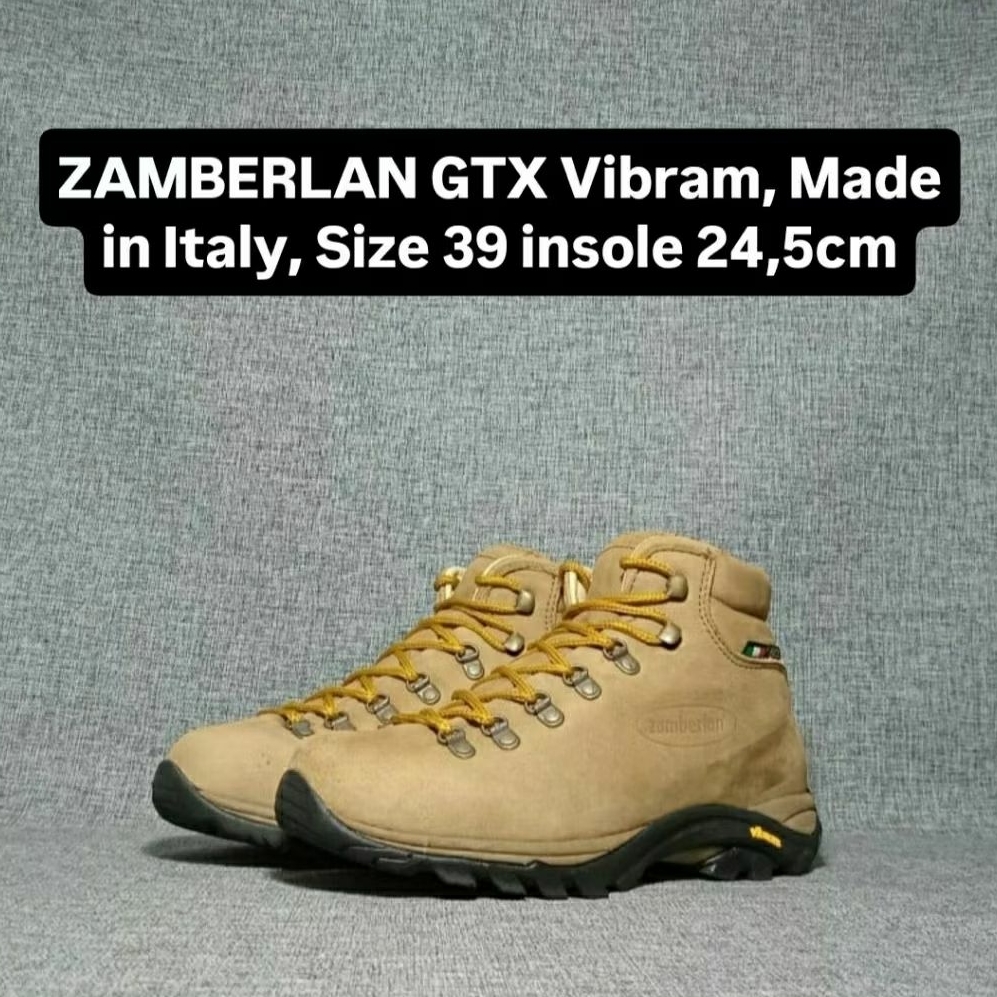 Jual Sepatu Outdoor Zamberlan Gore-Tex Vibram Sepatu Hiking Trekking ...