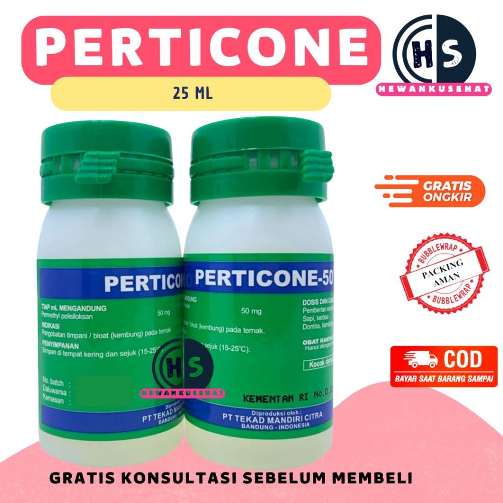 Jual PERTICONE 25ml - Obat Anti Bloat Kembung Hewan Ternak Sapi Kambing ...