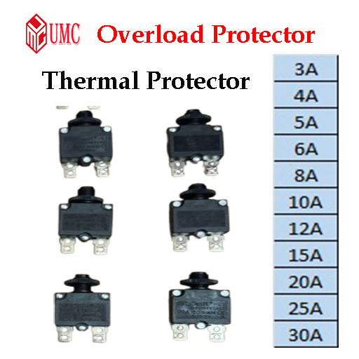 Jual Overload Protector 3A 4A 5A 6A 8A 10A 12A 15A 20A 25A 30A Circuit ...