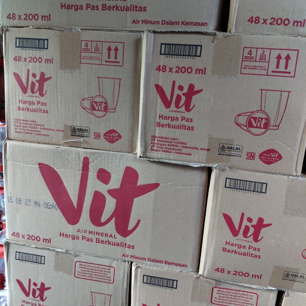 Jual Vit gelas 1 karton isi 48 cup | Shopee Indonesia