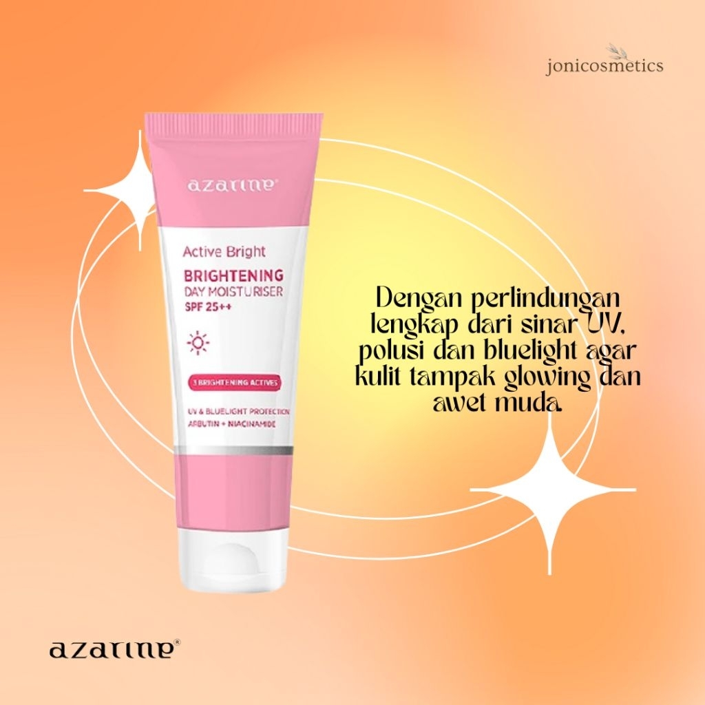 Jual Azarine Active Bright - Brightening Day Moisturizer SPF 25++ 20gr ...