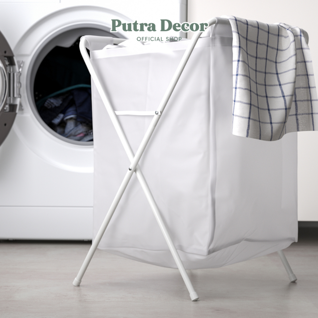 Jual EXCLUSIVE IKEA JALL KERANJANG LAUNDRY BAG Baju Lipat Tempat Cucian ...