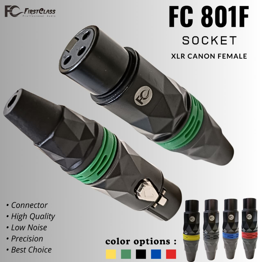 Jual Soket Canon XLR Female FC 801F Firstclass ORIGINAL / Jek Cewek ...