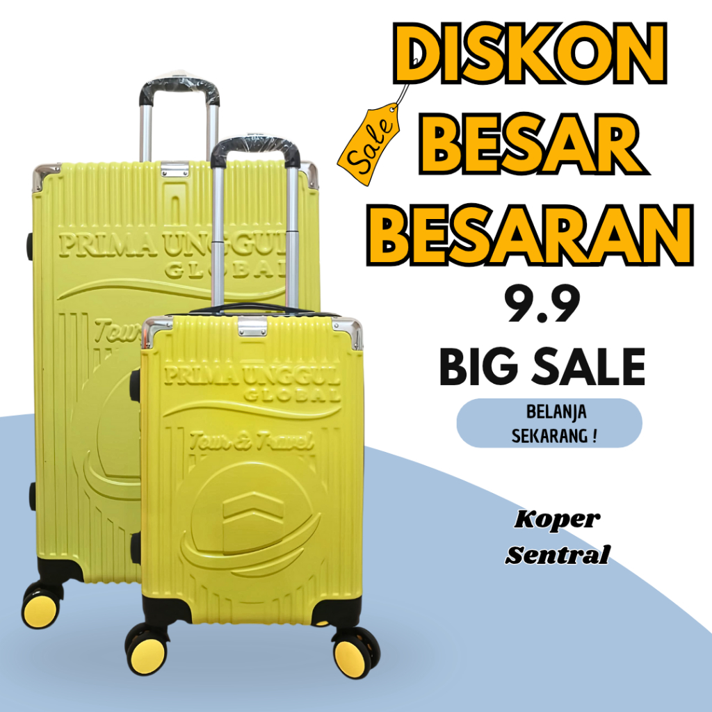 Jual BANTING HARGA Koper Travel Umroh 18 & 26 Inch - Koper Fiber ABS ...