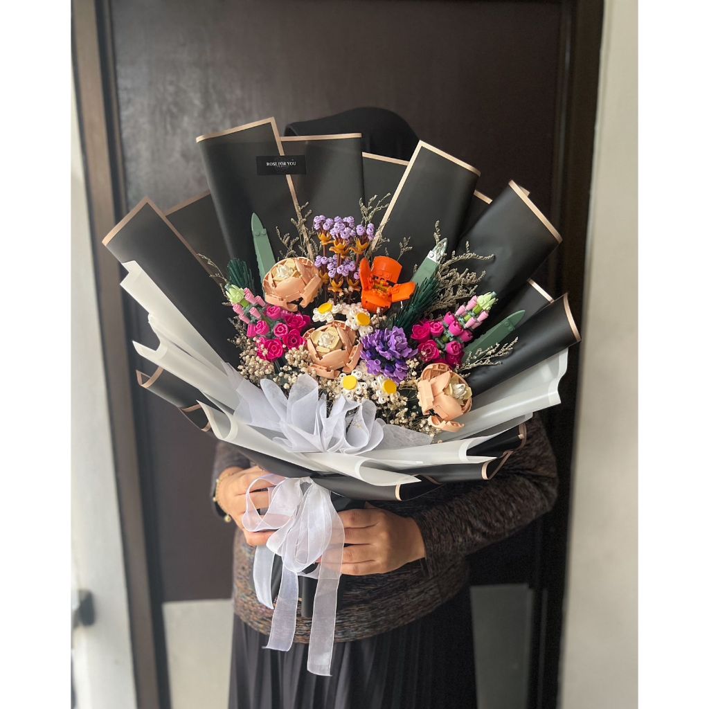 Jual LEGO BUKET BUNGA BALOK / LEGO BOUQUET / BUKET WISUDA / BUKET ...