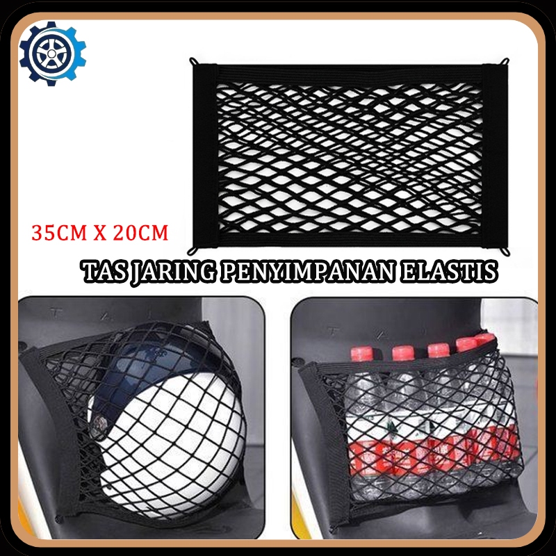 Jual Jaring Mesh Penyimpanan Barang Sepeda Listrik Multifungsi Tas ...