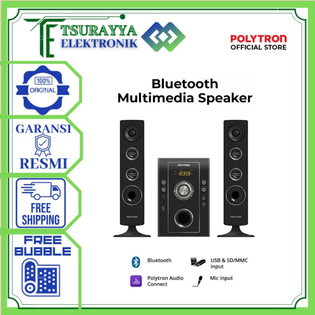 Jual POLYTRON Multimedia Speaker PMA 9526 Radio | Shopee Indonesia