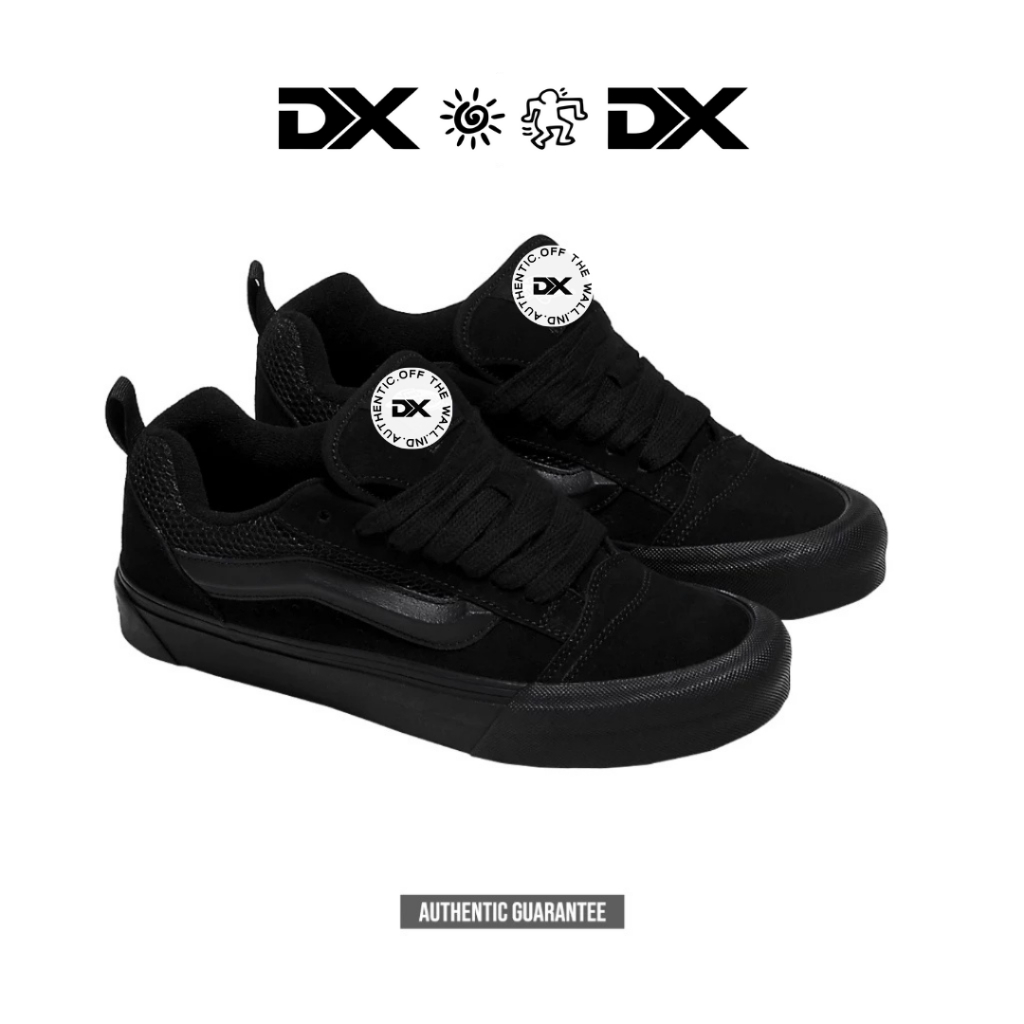 Jual Vans Knu Skool Triple Black Original | Shopee Indonesia
