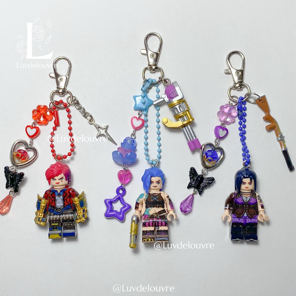 Jual ARCANE VI JINX CAITLYN BAGCHARM KEYCHAIN MERCH | Shopee Indonesia