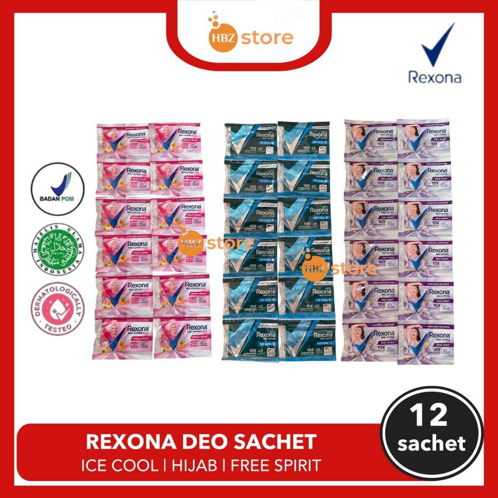Jual Rexona Sachet 9gr Per Renceng isi 12 pcs - Ice Cool Free Spirit ...