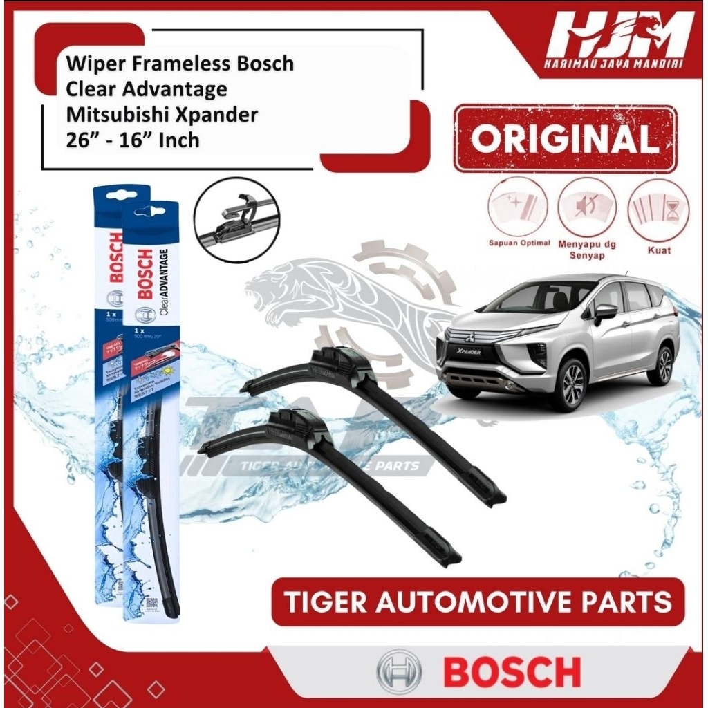 Jual BOSCH WIPER BLADE DEPAN EXPANDER XPANDER CROSS ULTIMATE - KARET ...