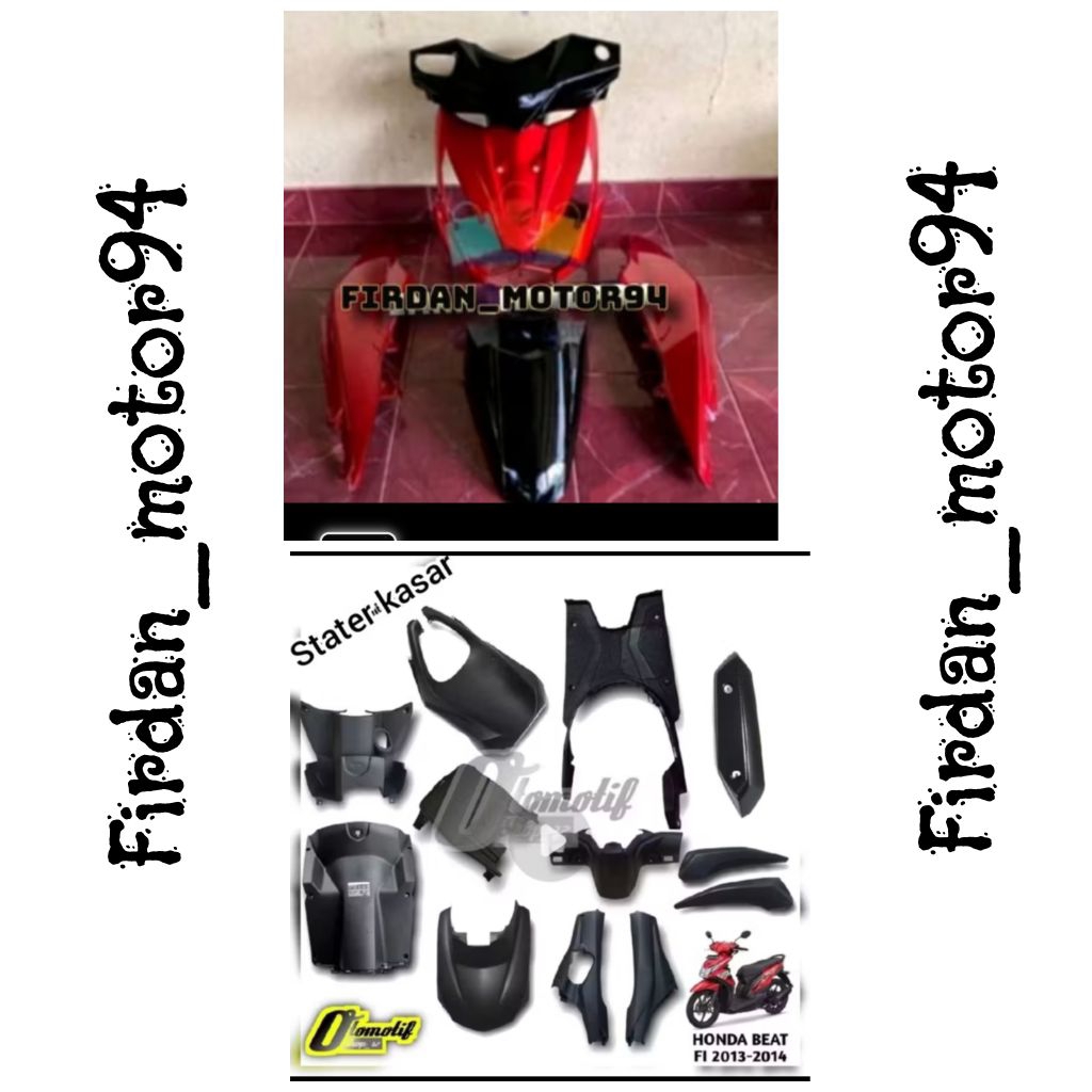 Jual Cover bodi full halus kasar beat fi lama 2013-2014-2015 merah ...