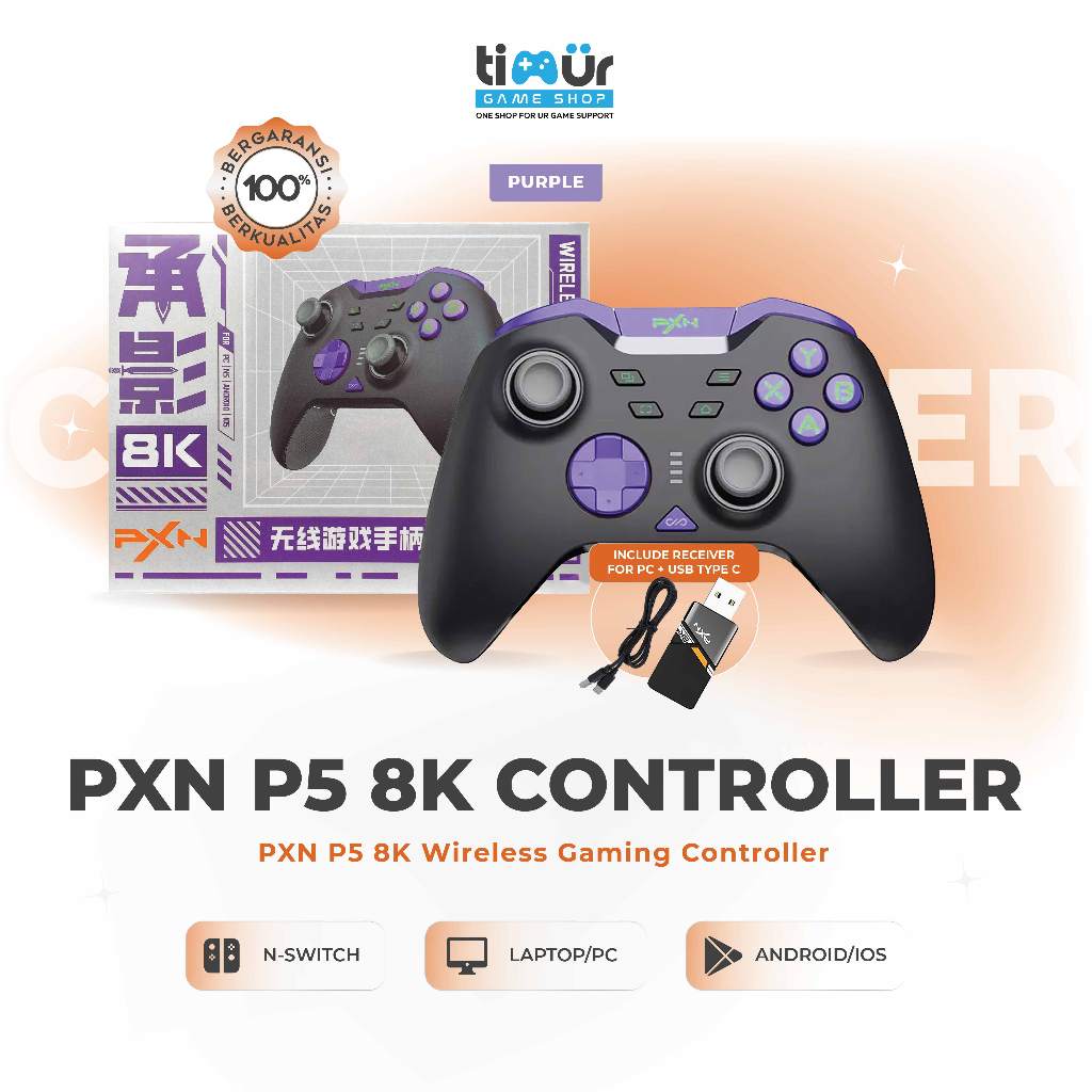 Jual PXN P5 8K 8000Hz Stick Stik Pro Controller PC Laptop Android IOS ...
