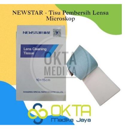 Jual NEW STAR - TISU PEMBERSIH LENSA MIKROSKOP KERTAS LENSA 10 X ...