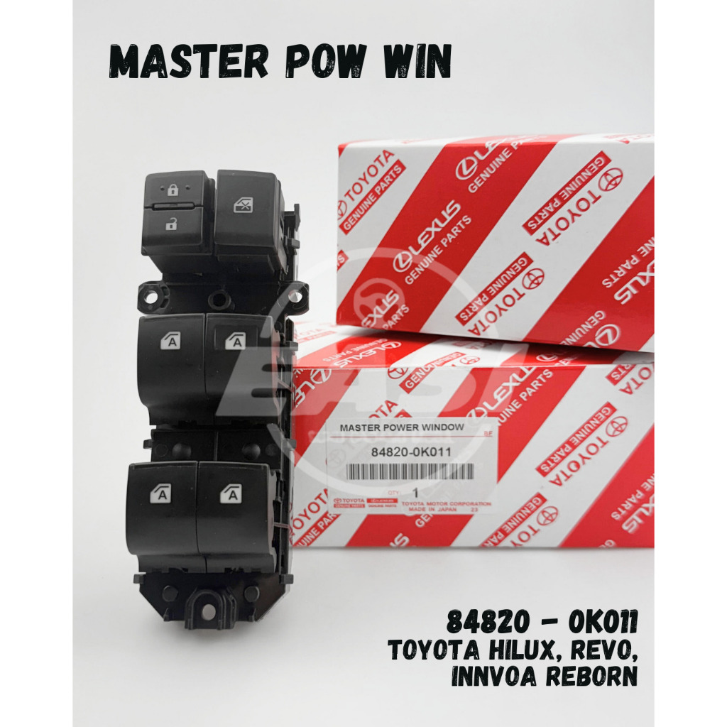 Jual MASTER POWER WINDOW TOYOTA HILUX REVO INNOVA REBORN HT-TY07 ...