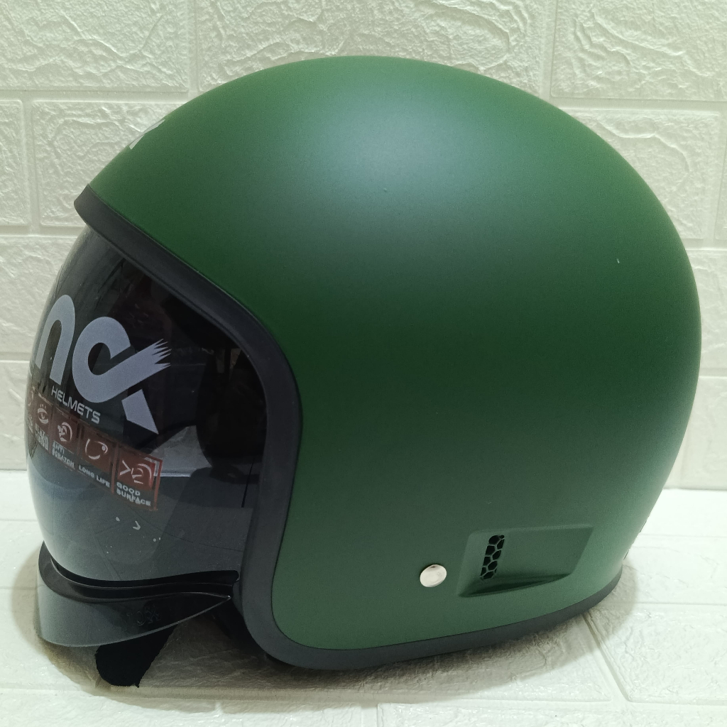Jual HELM NOX MAGNUM RETRO BOGO SOLID | Shopee Indonesia