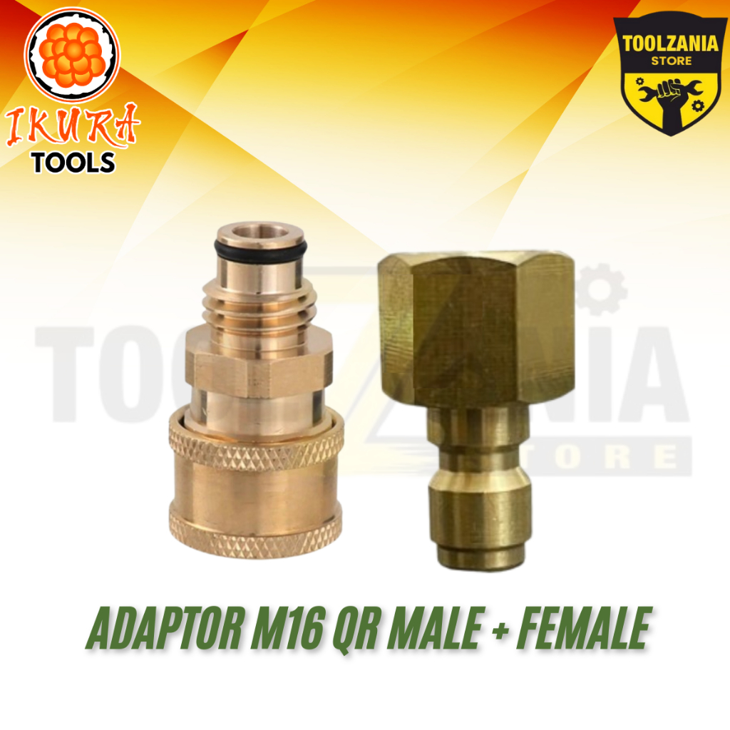 Jual IKURA TOOLS Adaptor M16 F14 Male Female Quick Release Adapter ...
