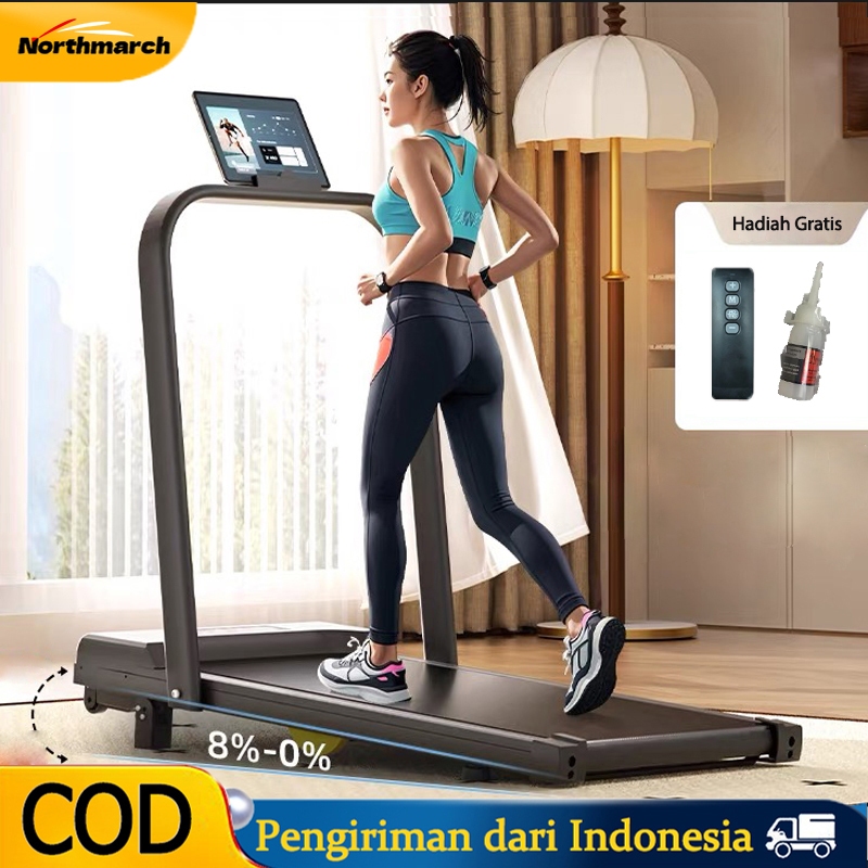 Jual Northmarch Treadmill electric low watt Treadmill Portable incline ...