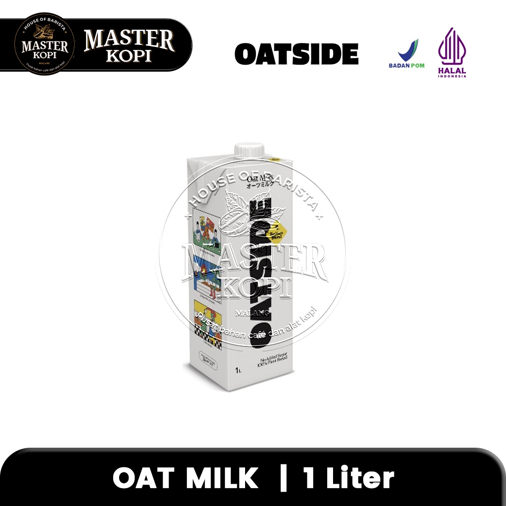 Jual OATSIDE Oat Milk 1L Original Barista / Minuman Susu Gandum - 1 ...
