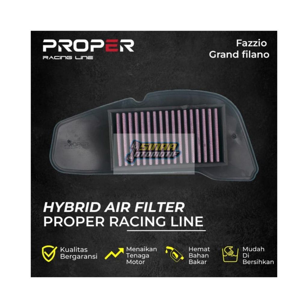 Jual Air Filter Udara saringan hawa Proper Racing Line Yamaha Fazzio ...