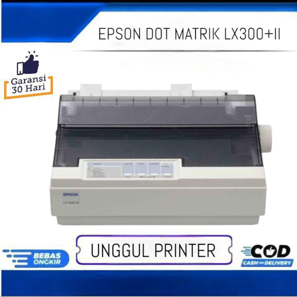 Jual printer Epson dot matrix Lx 300+ll cocok untuk print nota | Shopee ...