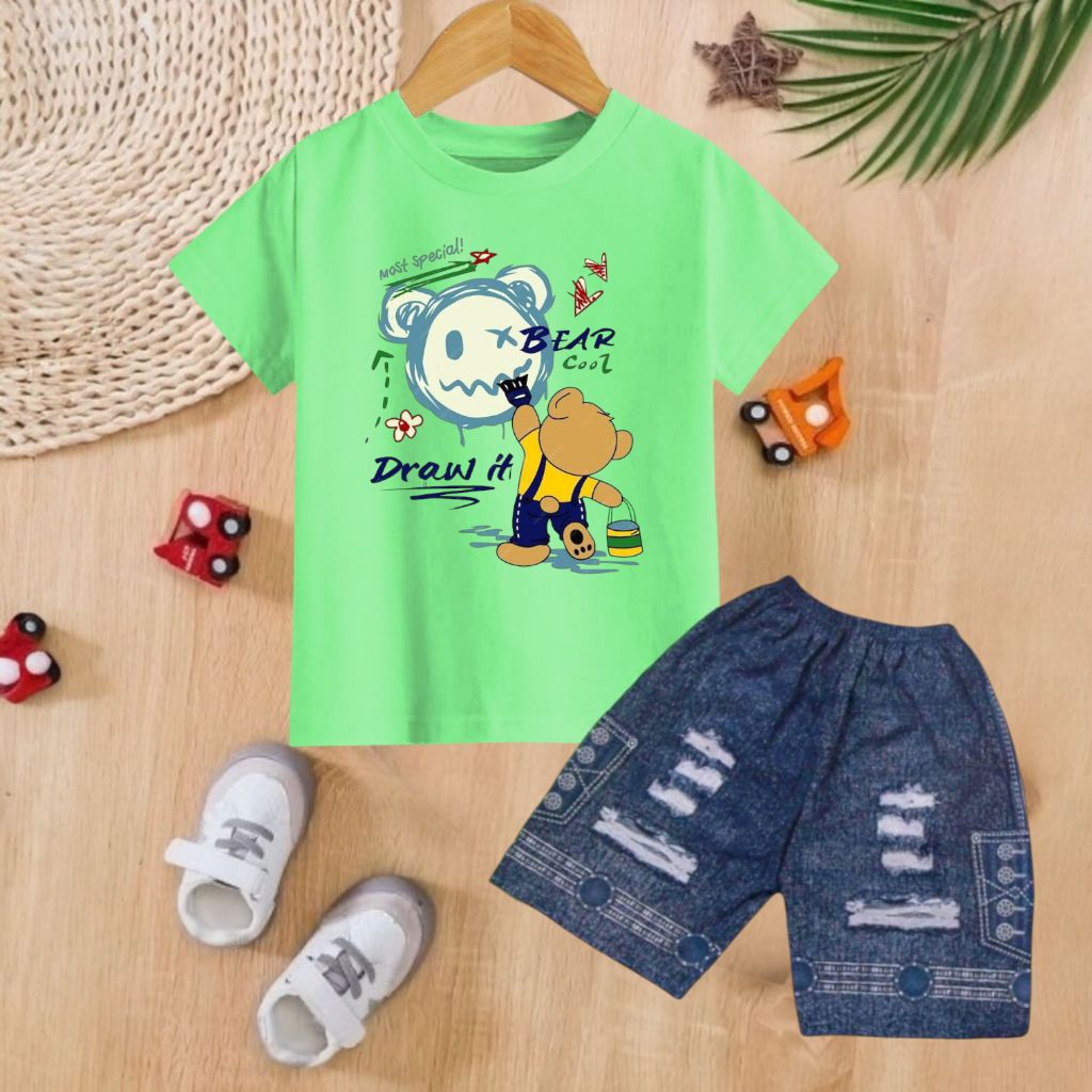 Jual happystore599 Stelan Anak Anak Gambar Keren Bear | Untuk Anak Usia ...