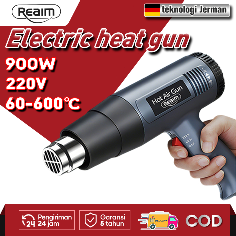 Jual Reaim Hot air gun 220V Mesin Pemanas Senapan Panas Pistol Angin ...