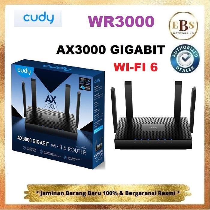 Jual Cudy WR3000 AX3000 Gigabit Mesh Wi-Fi 6 Router WR3000 | Shopee ...