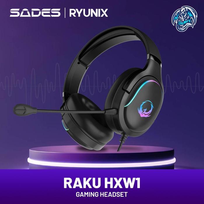 Jual Sades Ryunix Raku HXW1 / HX-W1 7.1 Virtual Surround Gaming Headset ...