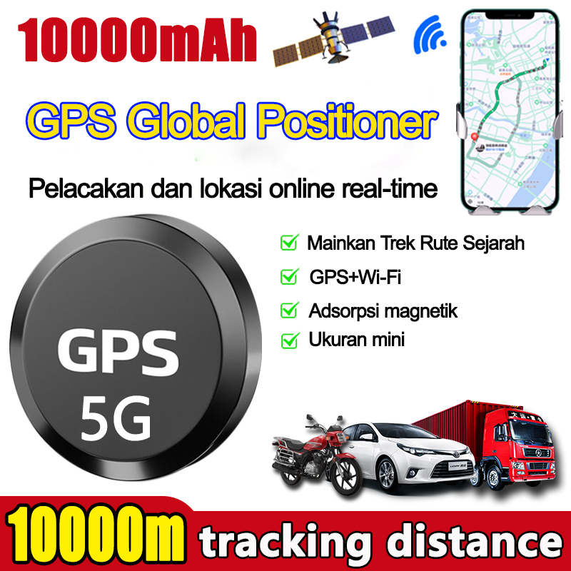 Jual Mini GPS Tracker Mobil Alat Perekam Lokasi Pelacak GPS Motor ...