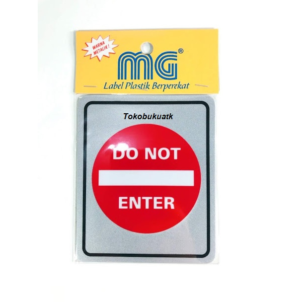 Jual Sticker tulisan DO NOT ENTER | Shopee Indonesia