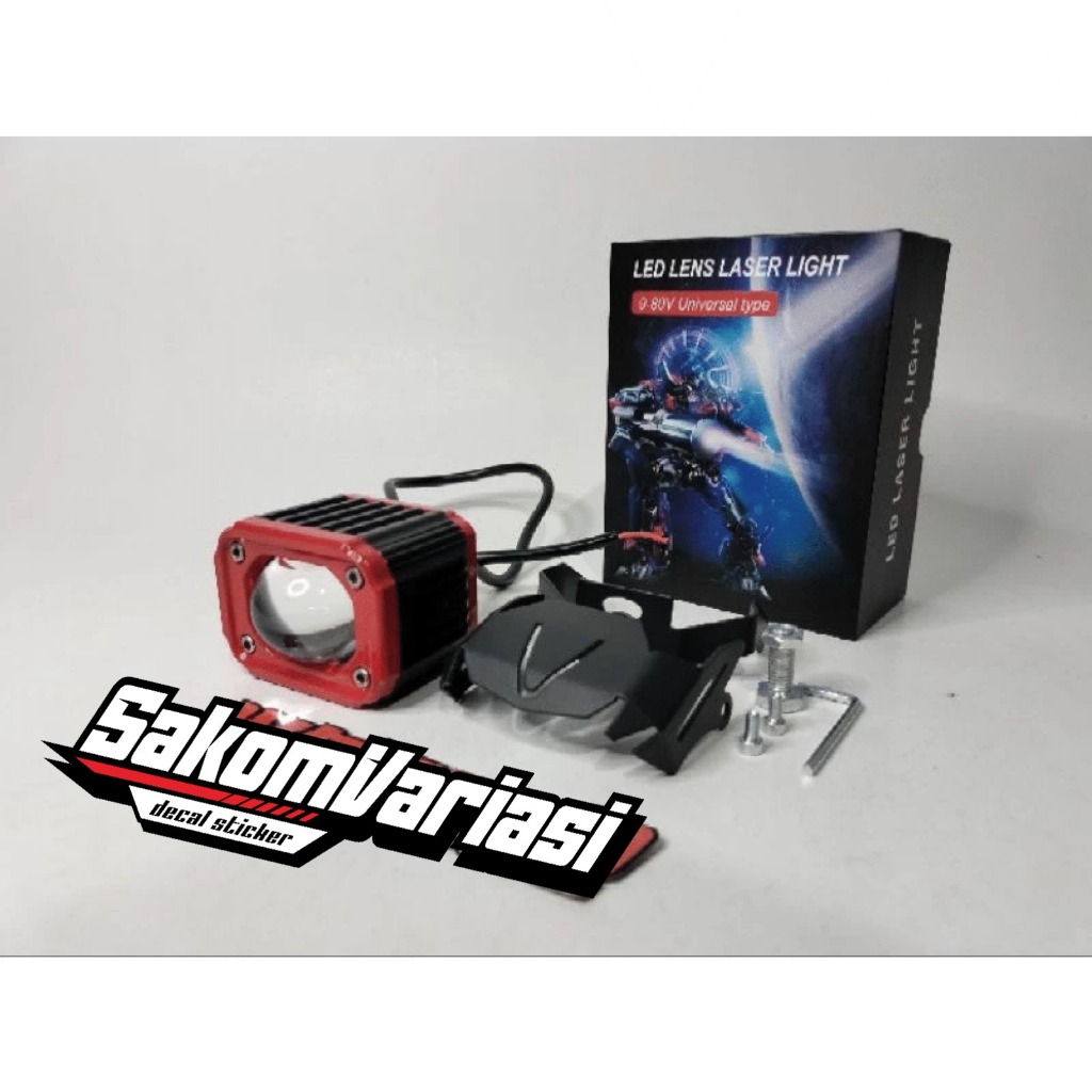 Jual M10 LAMPU LED LASER GUN M10 8D / K30 8D PUTIH KUNING 9-80 V 30 W ...
