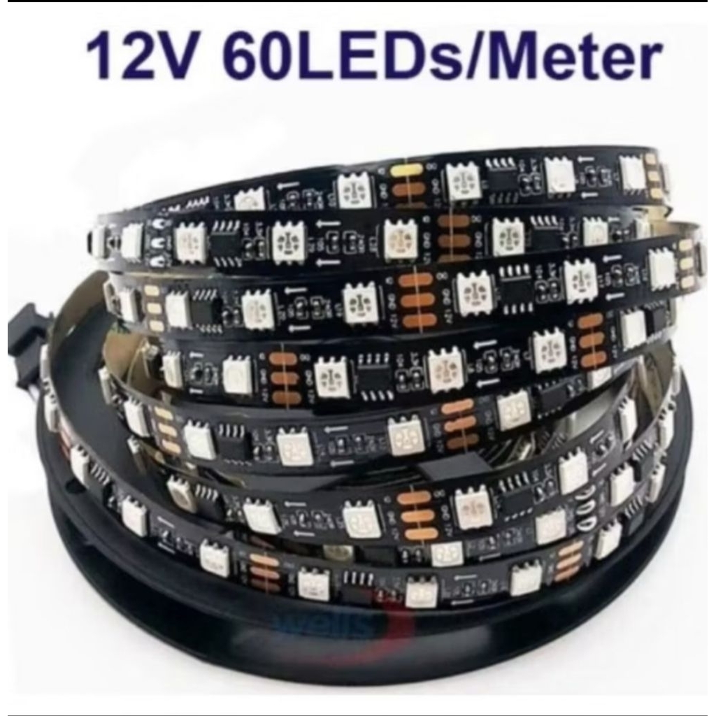 Jual LED strips RGB Running / RGB gerak power 12W DC 12V ( 1 roll 5 ...