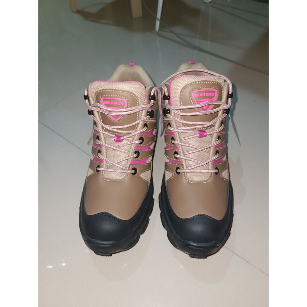 Jual Sepatu Gunung, Safety Shoes, Wanita, Pink Coklat, RUBTRACK 39 ...