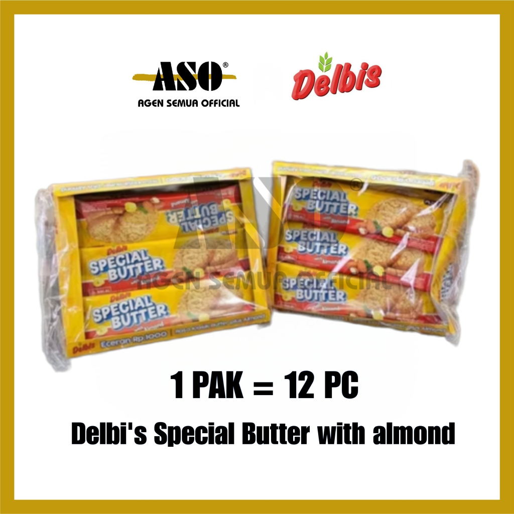 Jual ( ISI 12 ) Delbi's Special Butter with ALMOND 18gr PROMO ...