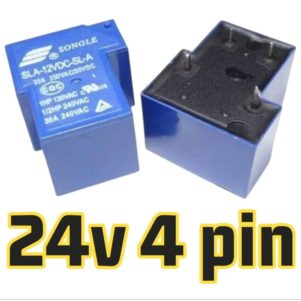 Jual RELAY SONGLE 24V 30A / RELAY 24 VOLT 30 AMPERE SLA-24VDC | Shopee ...