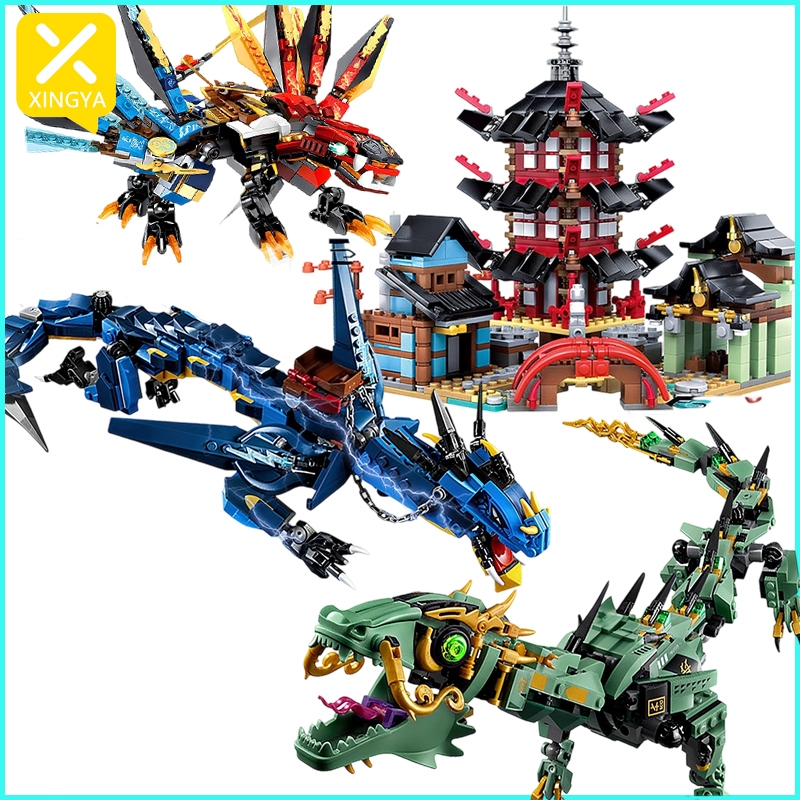 Jual XINGYA (800Pcs) Bricks Ninjago Ninja Naga Dragon Mainan Ninja Naga ...