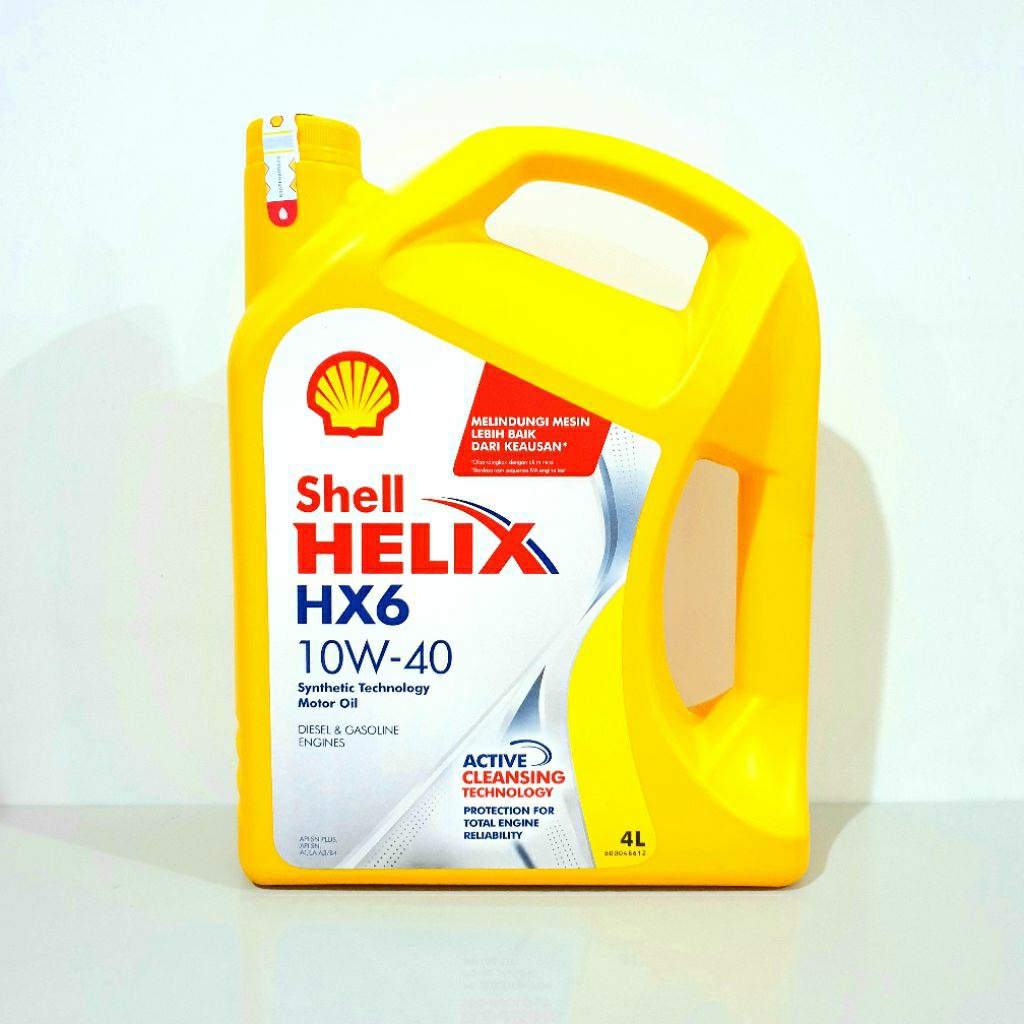 Jual OLI SHELL HELIX HX6 10W-40 KEMASAN 4L | Shopee Indonesia