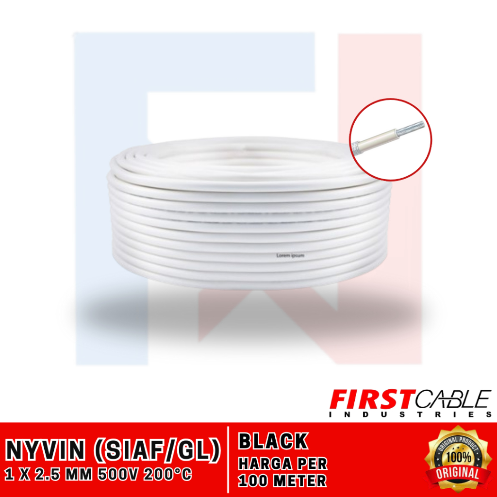 Jual KABEL NYVIN (SIAF/GL) / KABEL TAHAN PANAS / HEAT RESISTANCE CABLE ...