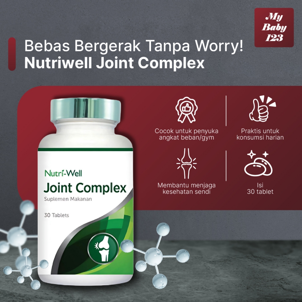 Jual Nutriwell Joint Complex 30 Tablet Vitamin Sendi Glucosamine ...