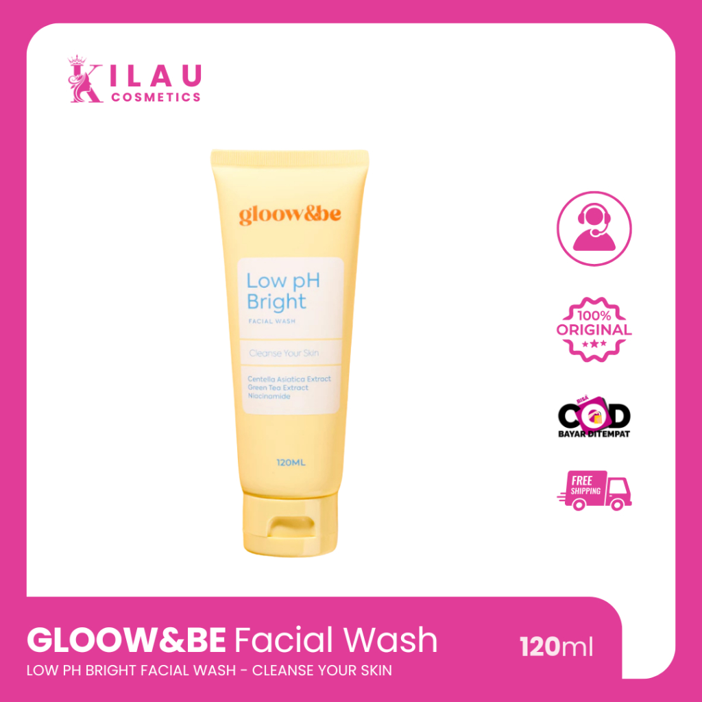 Jual GLOOW&BE Low PH Bright Facial Wash - Sabun Cuci Muka Menjaga Skin ...