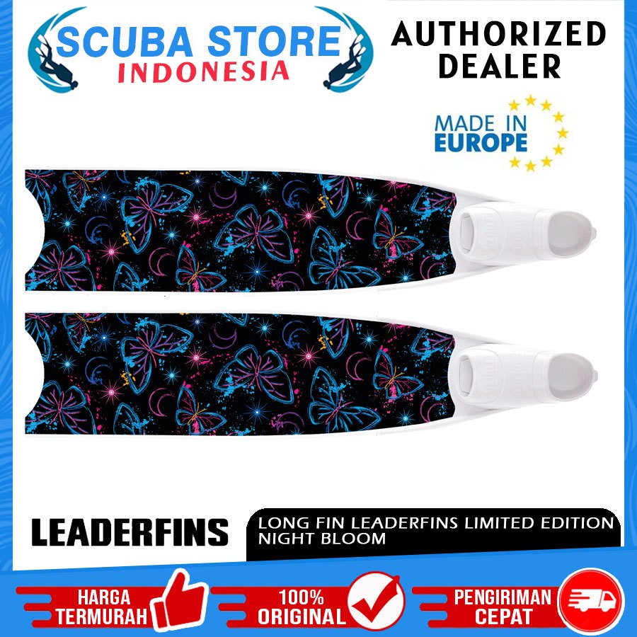 Jual Long Fin Leaderfins Limited Edition Night Bloom Pure Carbon ...